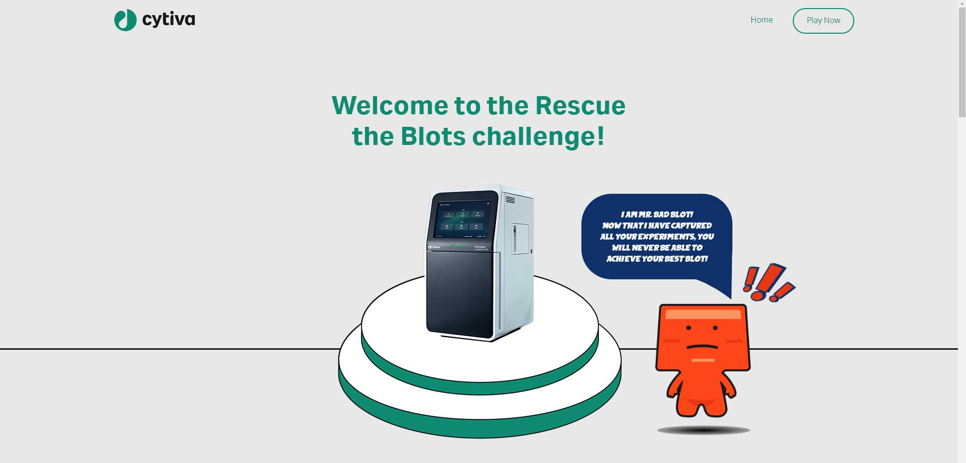 Cytiva - Welcome to the IQ800 Challenge!